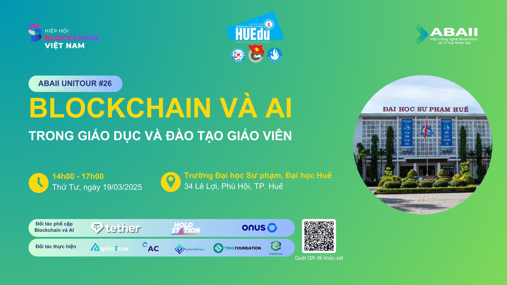 Unitour 26: Blockchain và AI trong giáo dục và đào tạo giáo viên | Masterteck
